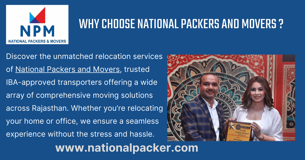 Why Choose National Packers and Movers ? Call Us at 91 9809409500